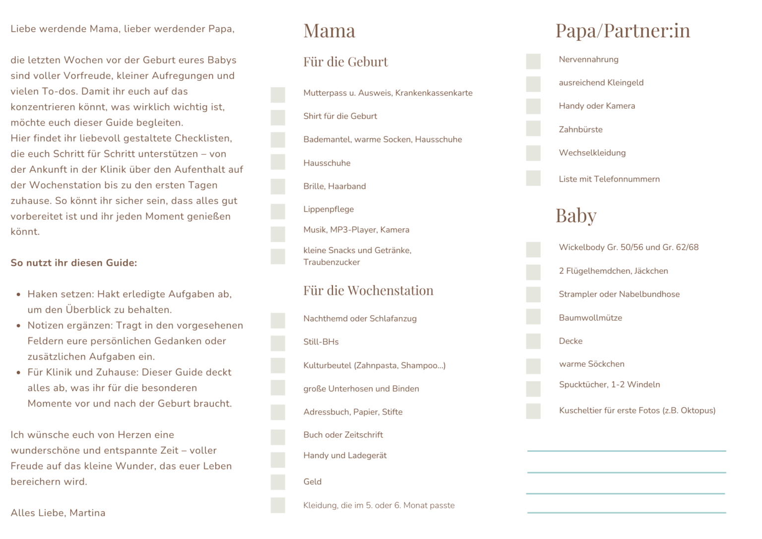 Baby Erstausstattung: 3 Checklisten & Tipps für den Start