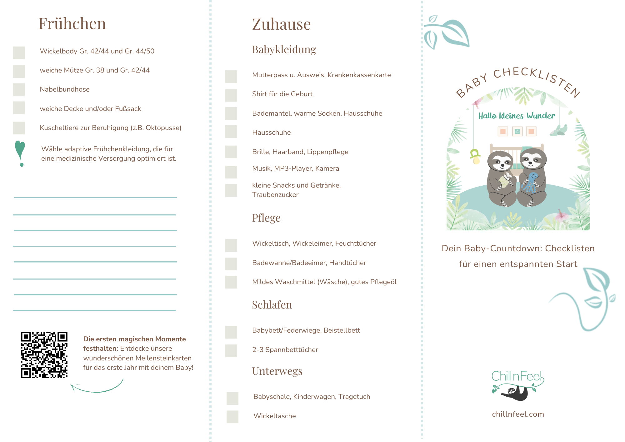 Baby Erstausstattung: 3 Checklisten & Tipps für den Start